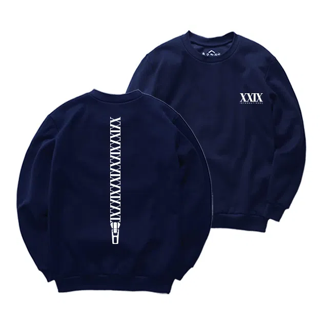 XXIX - ZIPPER FONT - (SBMXX-5025) - 맨투맨