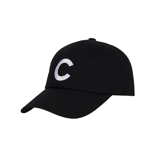 C LOGO CAP BLACK