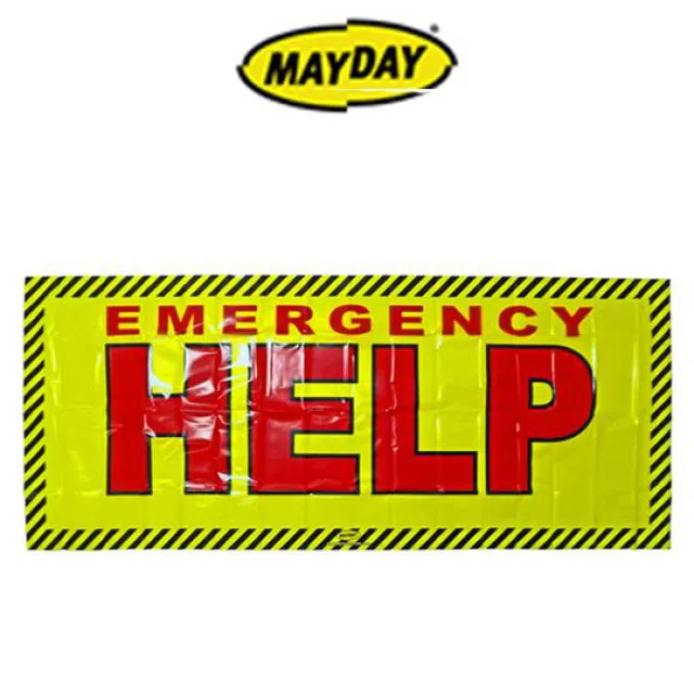 MAYDAY HELP Distress Banner