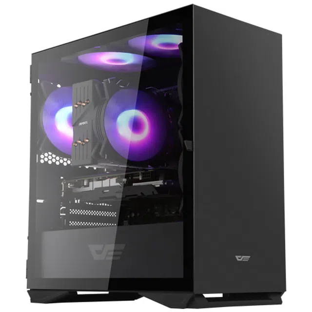 다크플래쉬 DLM22 RGB 강화유리 (블랙)