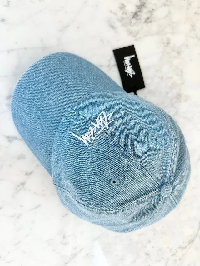 스투시 AU(호주) 로우 프로 볼캡 ST796003 워시드 데님 ONE SIZE