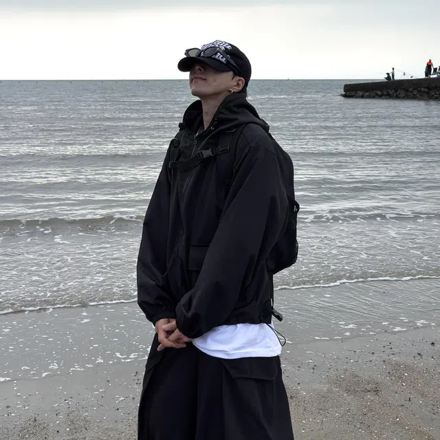 포켓 고프 후드 자켓 2C