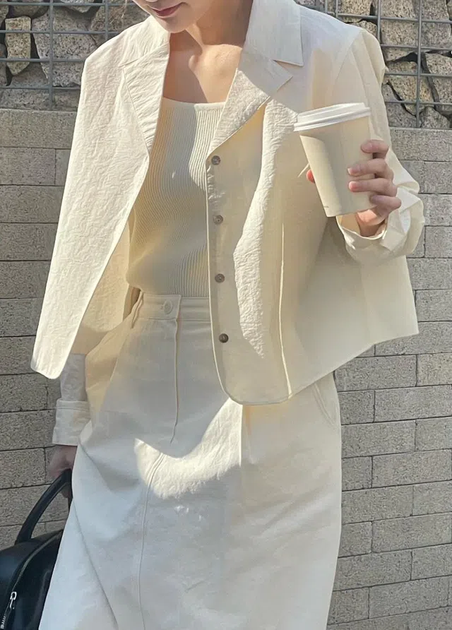 폴스 카라 셔츠 자켓