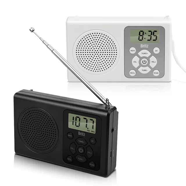 브리츠 휴대용 미니 소형라디오 Britz BZ-R120 [한국공식정품]