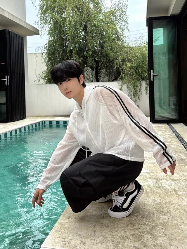 메쉬트랙 후드집업 2C